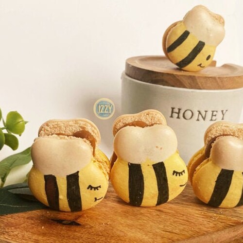 Bear French Macarons 12 or 24 Choose Your Flavors Edible | Etsy