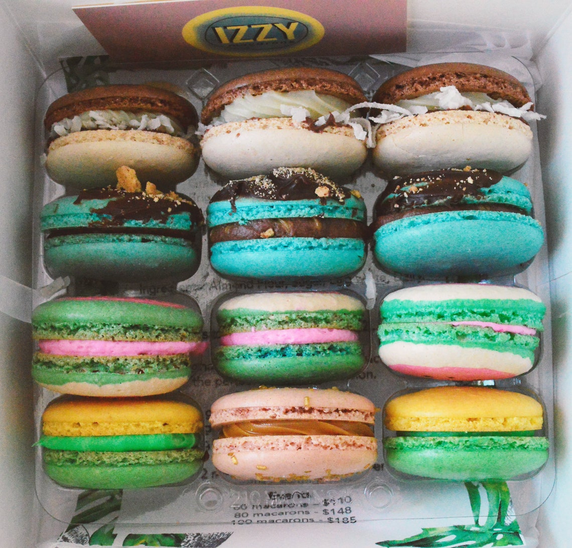 French Macarons 12 Macarons Box Cookies ICE PACK - Etsy