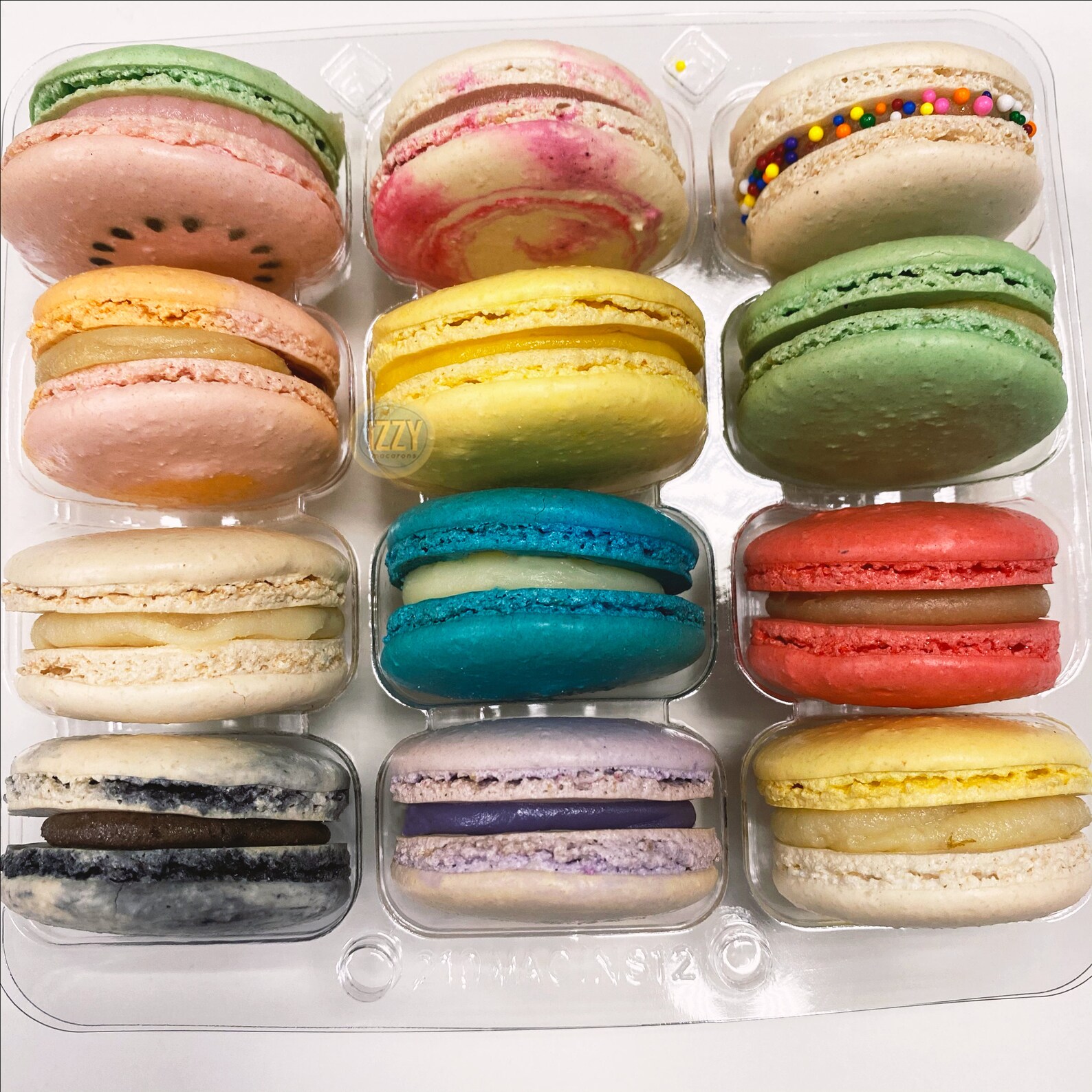 French Macarons 12 Macarons Box Cookies ICE PACK - Etsy