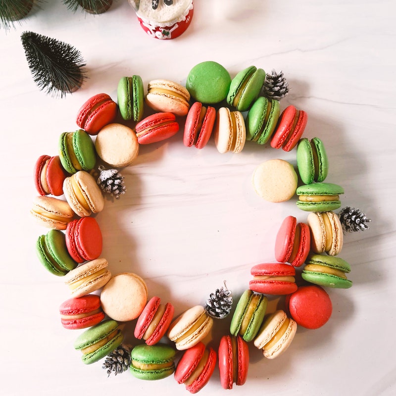 Pink and Red Macarons - Etsy