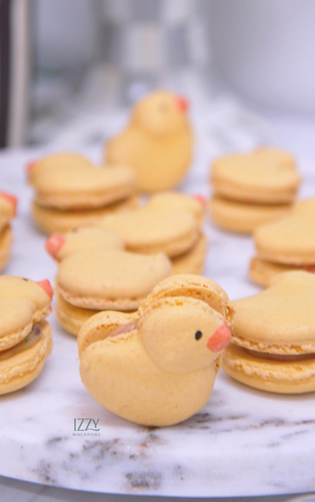Rubber Ducks Macarons - 12 or 24 - Choose Your Flavors - Edible ...