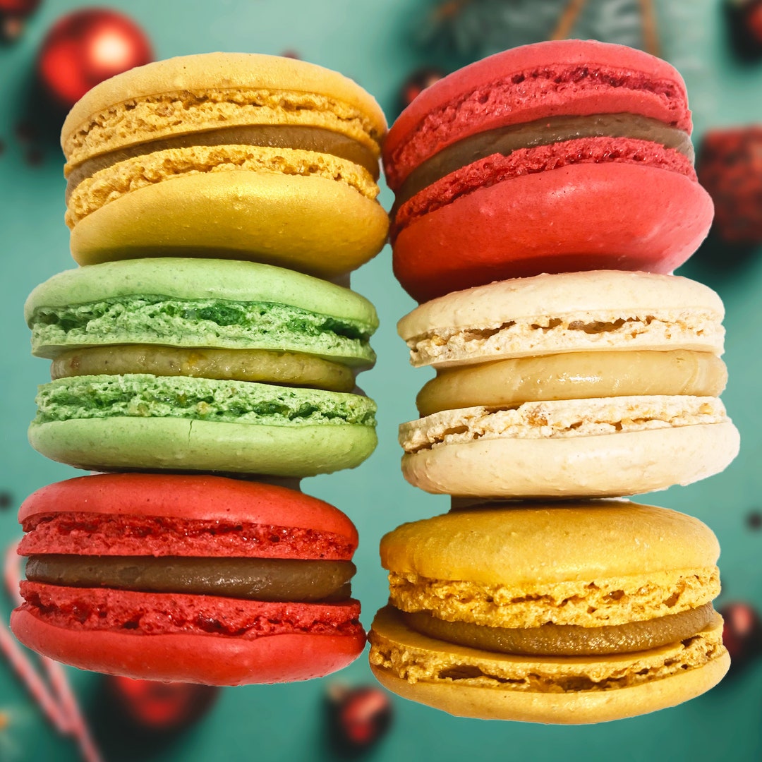 French Macaron Box - 6 Macarons - Valentine's Choose Your Flavor or ...