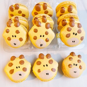 Zoo Animals French Macarons 12 or 24 - Choose Your Flavors - Elephant ...