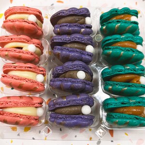 Seashell Macarons 15 or 30 - Choose Your Flavors - Edible Macaroons ...