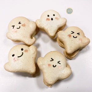 Ghost Halloween Box French Macarons - 6/12/24 - Flavors Pre Selected ...