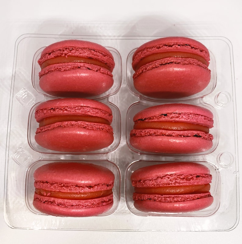 Raspberry French Macarons 612 or 24 French Raspberry - Etsy