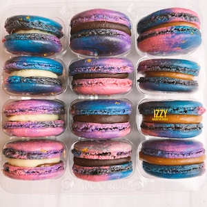 Galaxy Space Macarons - 6/12/24 - Choose Your Flavor - French Macaroons ...