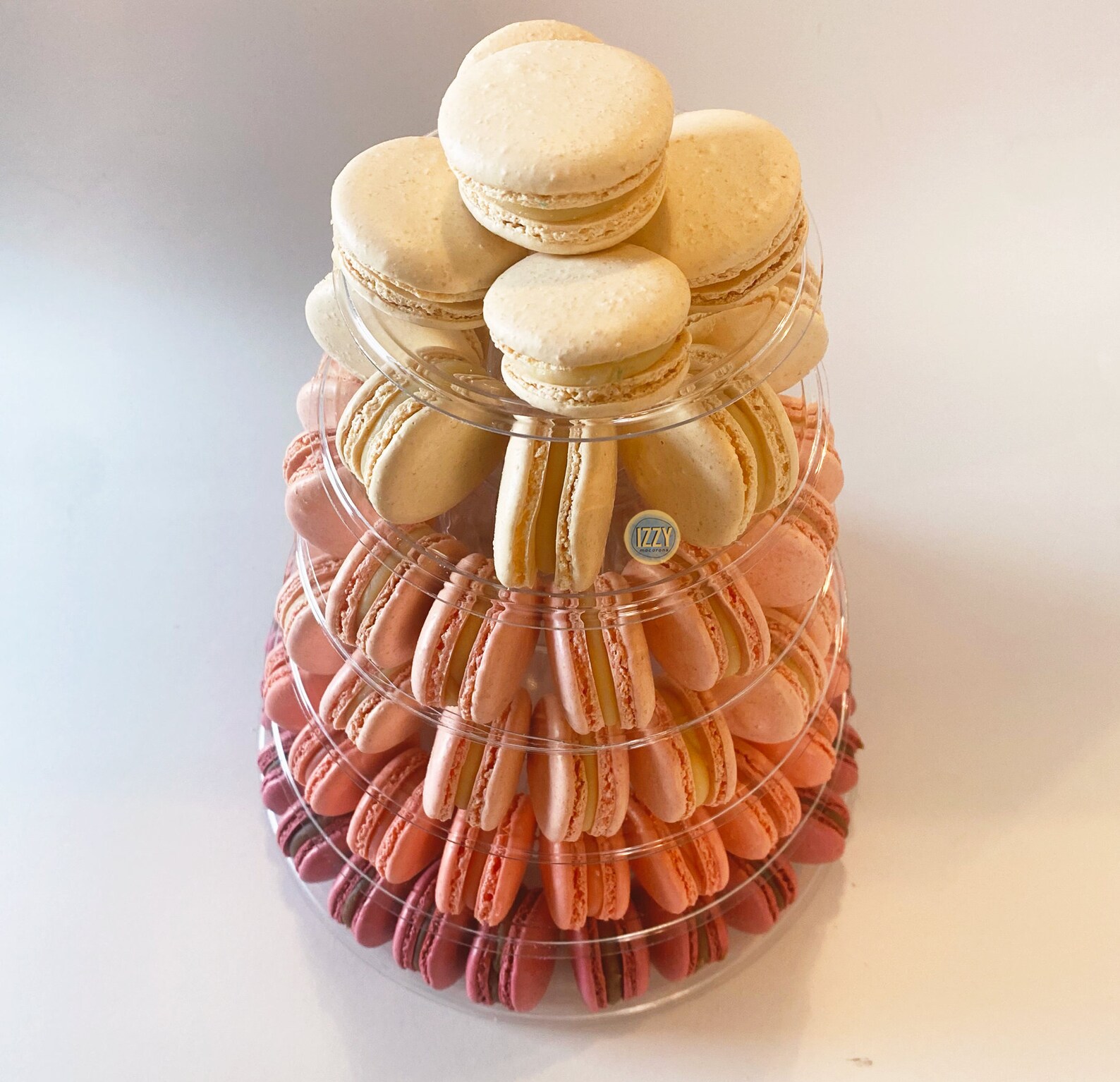 French Macaron Tower Macarons Tower Stand Included - Etsy