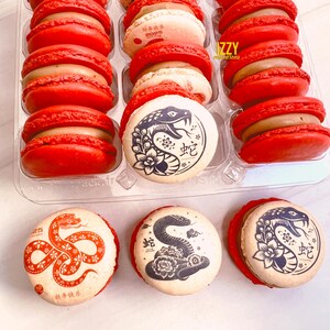 Snake French Macarons Year of the Snake 2025 - Chinese New Year ...