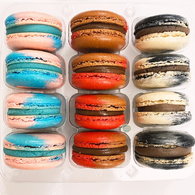 French Macarons 12 Macarons Box Cookies ICE PACK - Etsy