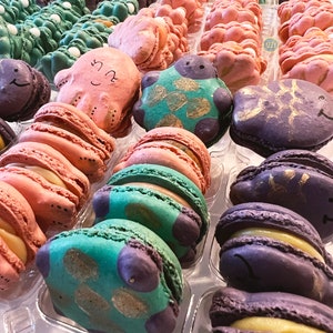 Octopus Macarons 12 or 24 - Choose Your Flavors - Edible Macaroons ...