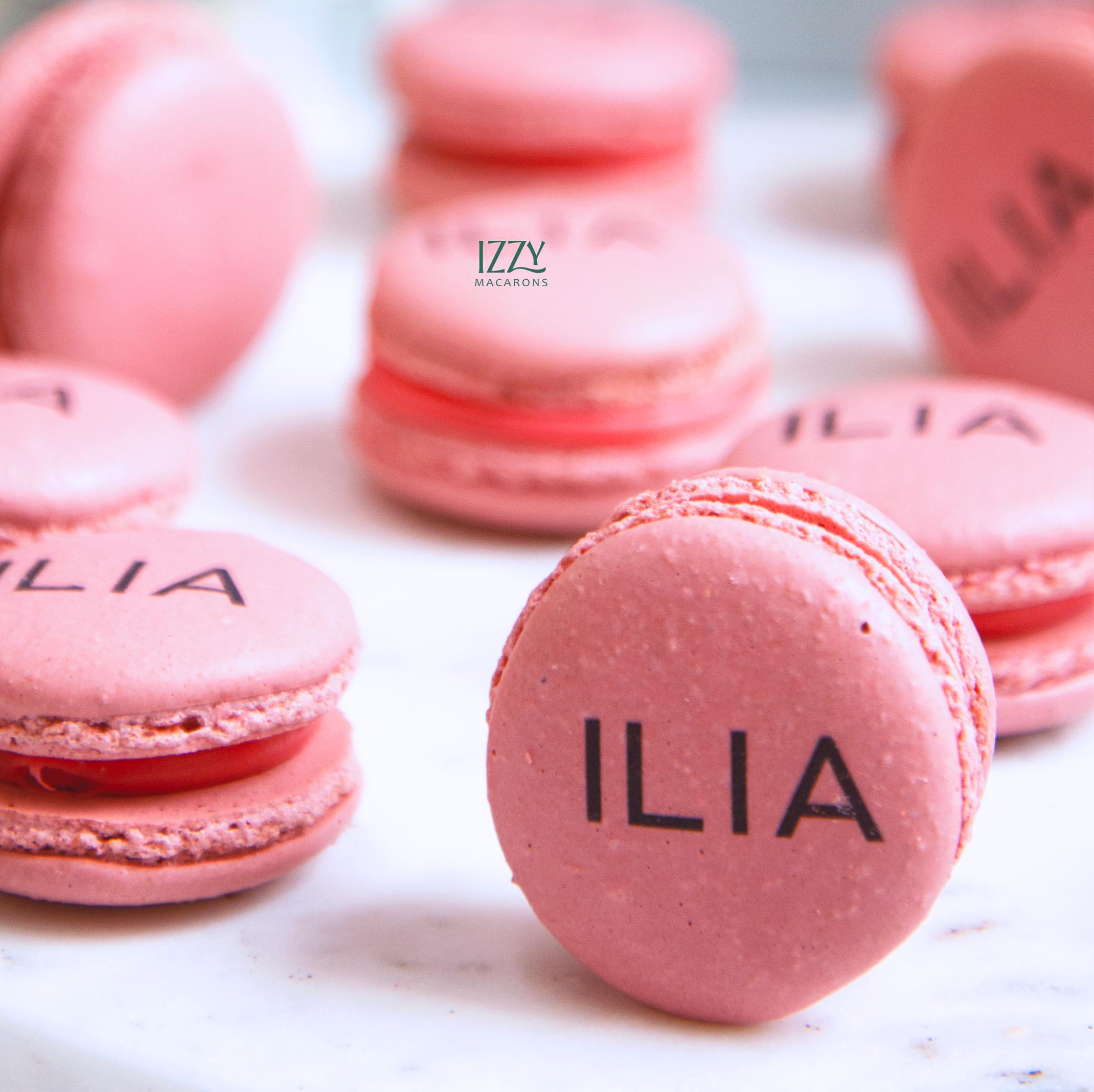 Edible Print Macarons - Logo/ Pictures/ Writing French Macarons Gift ...