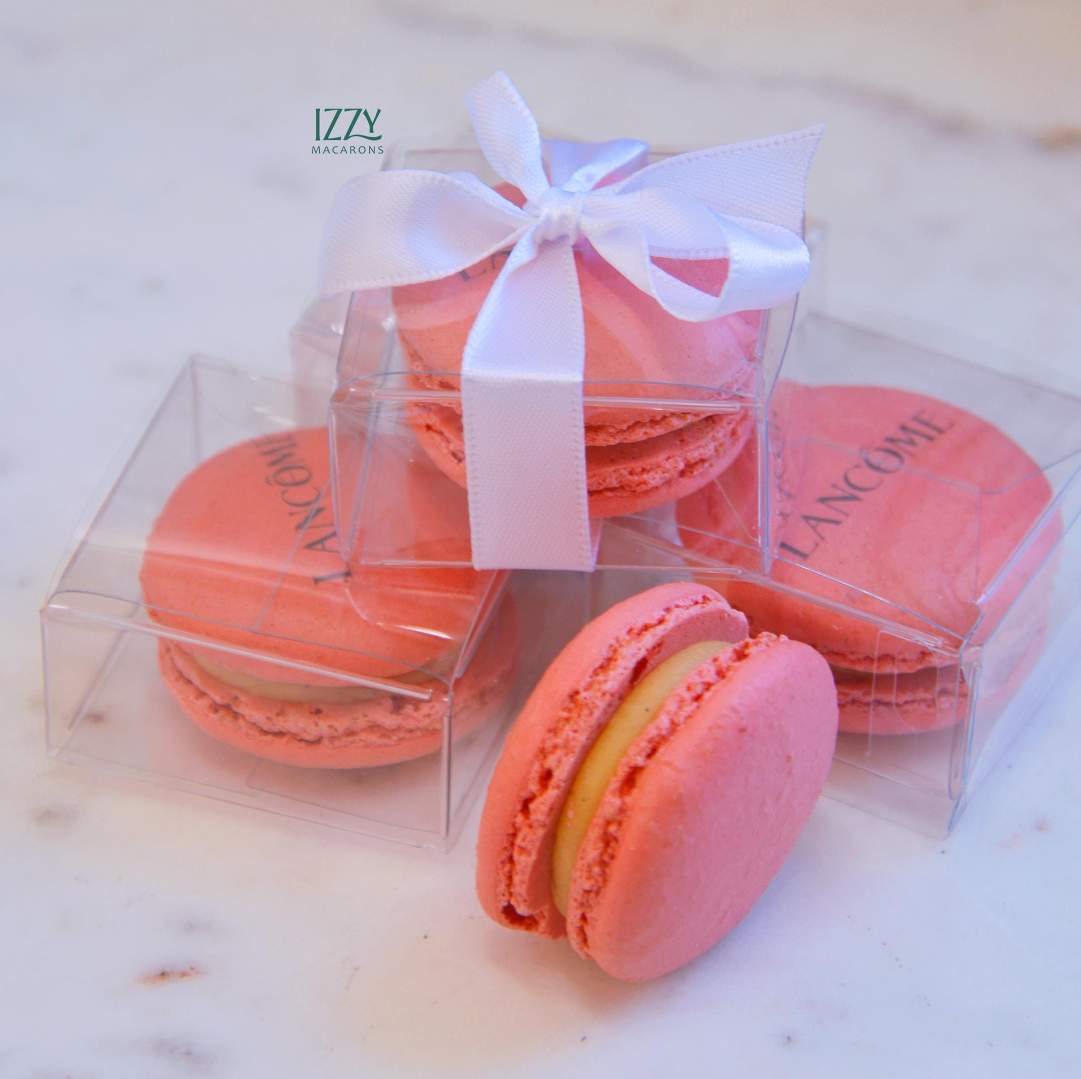 Individual Packed Macarons -party Macarons Favor Clear Box of 1 - Party ...