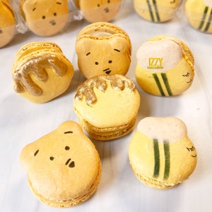 Honey Pot Macarons 12 or 24 - Choose Your Flavors - Edible Macaroons ...