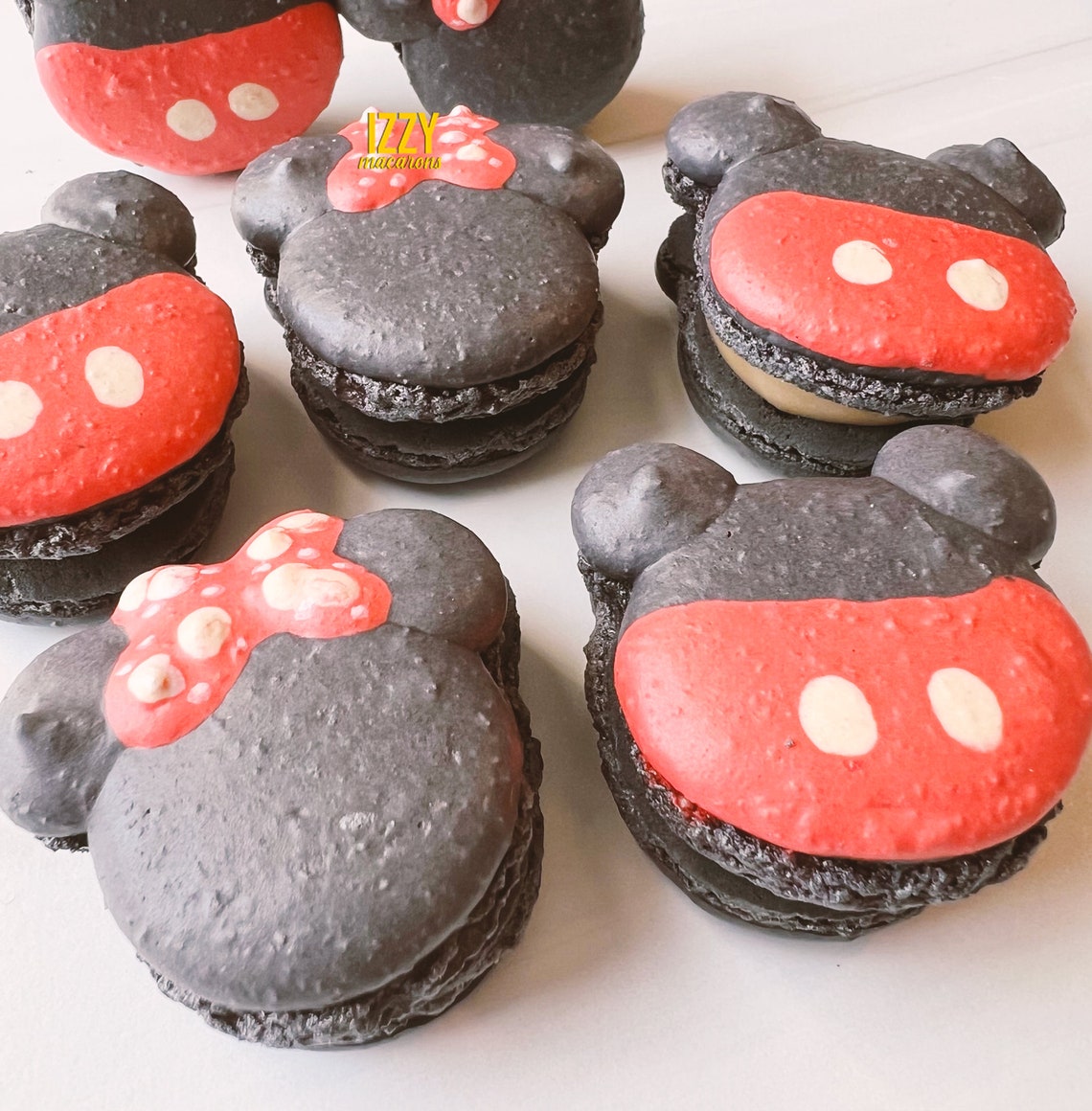 Mouse French Macarons 6, 12 or 24 - Choose Your Flavors - Edible ...