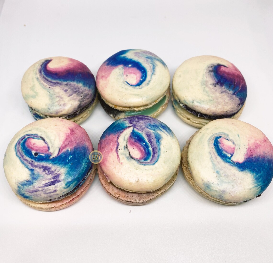 Galaxy Macarons 12 Choose Your Flavor French Macaroons - Etsy