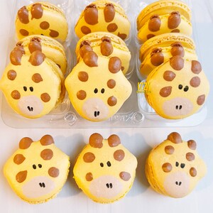 Zoo Animals French Macarons 12 or 24 Choose Your Flavors Elephant ...
