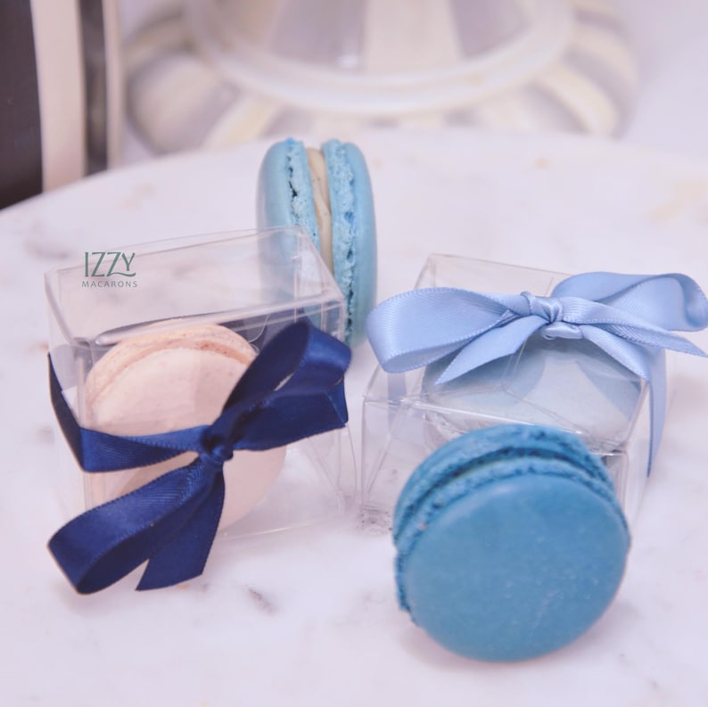 Individual Packed Macarons -party Macarons Favor Clear Box of 1 - Party ...