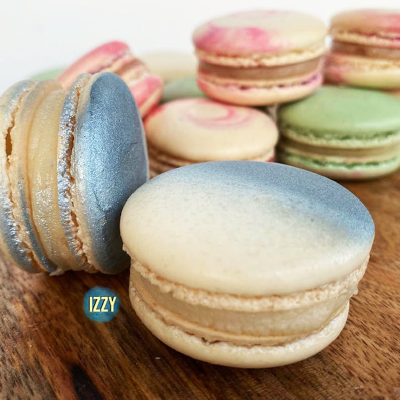 12 Macaron Box Assorted Flavors Gifts French Macaroons - Etsy