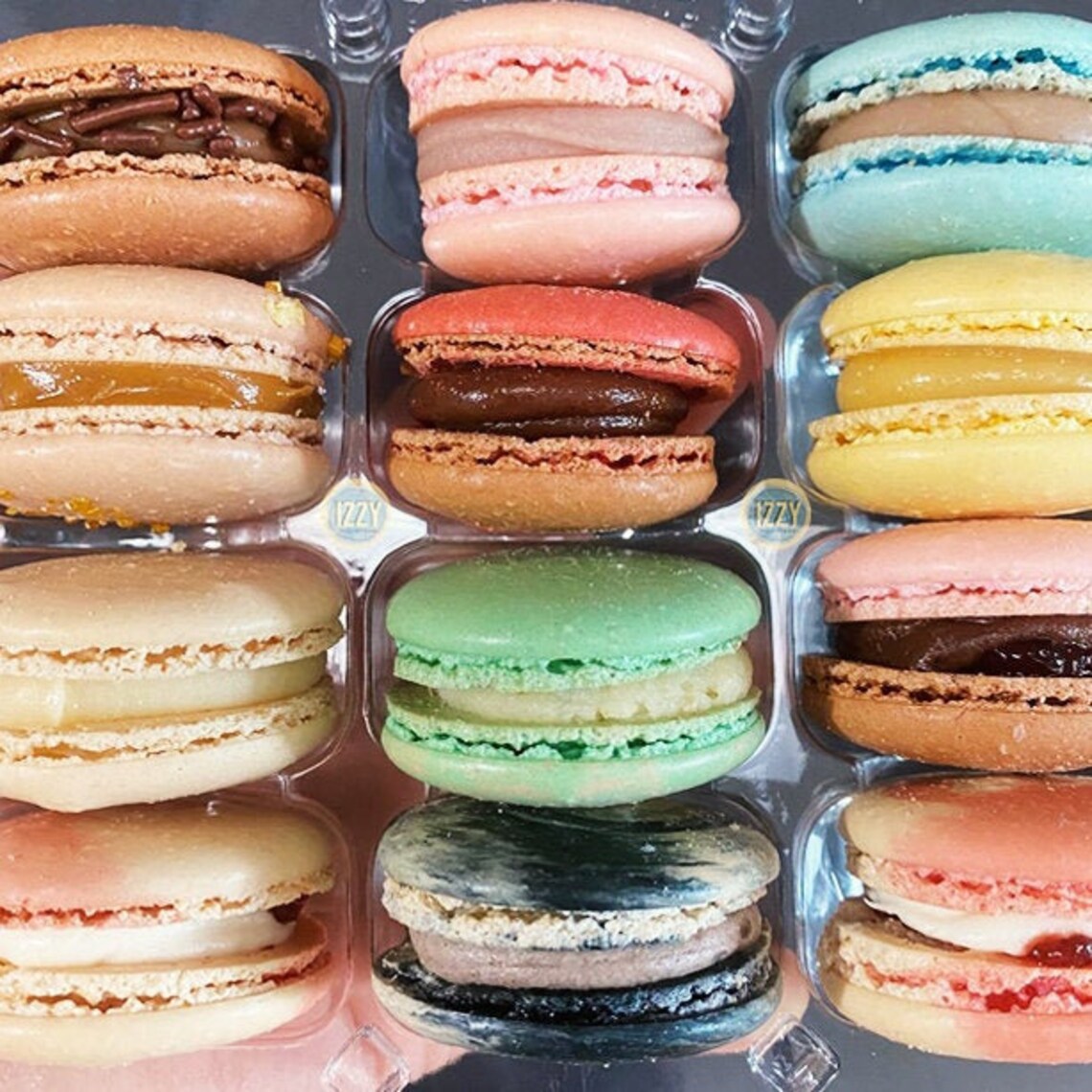 French Macarons 12 Macarons Box Cookies ICE PACK - Etsy