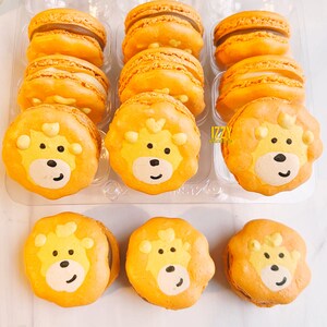 Zoo Animals French Macarons 12 or 24 - Choose Your Flavors - Elephant ...