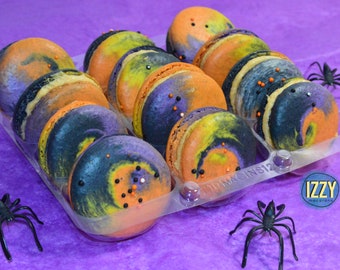 Blood Splatter Halloween French Macarons - 6/12/24 - Choose Your Flavor ...