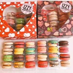 French Macaron Box - 12 Assorted Flavors - Gifts - French Macaroons ...