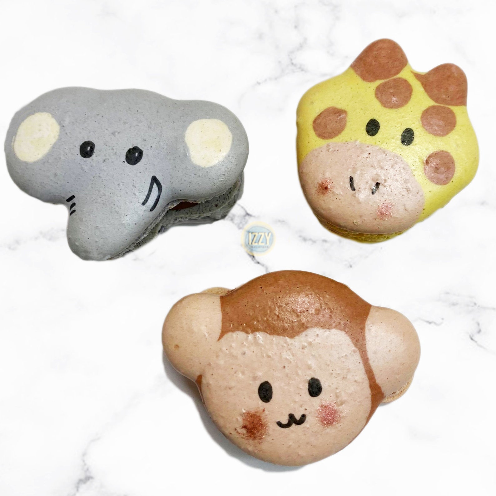 Zoo Animals French Macarons 12 or 24 Choose Your Flavors - Etsy