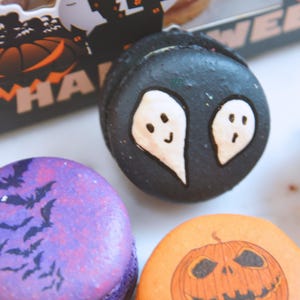 Assorted Designs - Halloween Macarons - 12/6/24 - Mummy, Blood ...