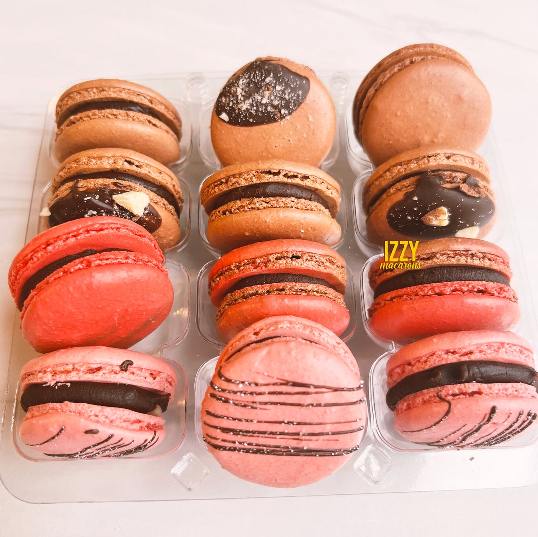 Chocolate Lover - French Macarons - Choc/ Nutella/ Ferrero/ Strawberry ...