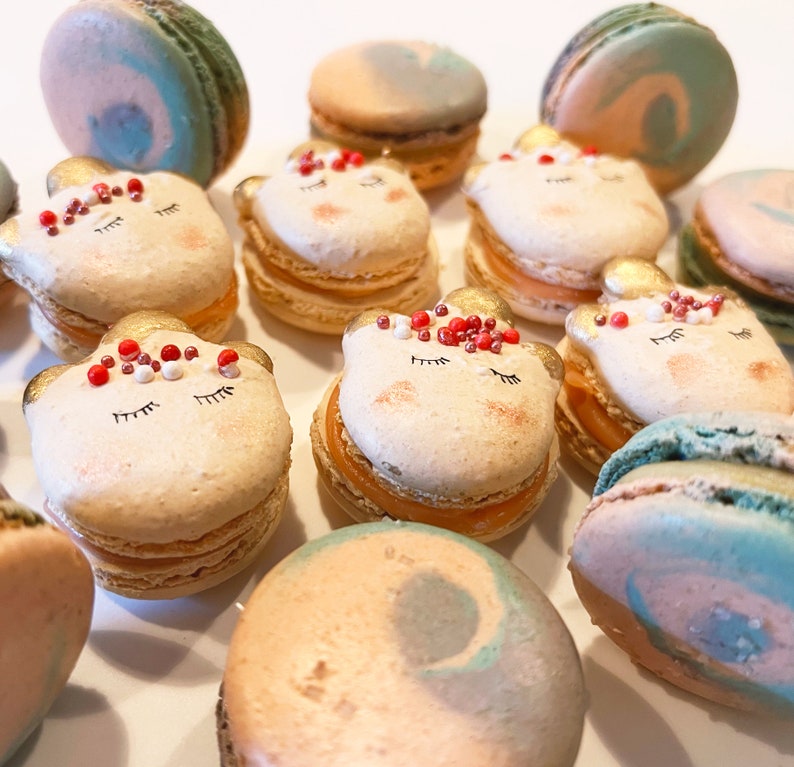Unicorns French Macarons Baby Shower/kids Party Macaroons - Etsy