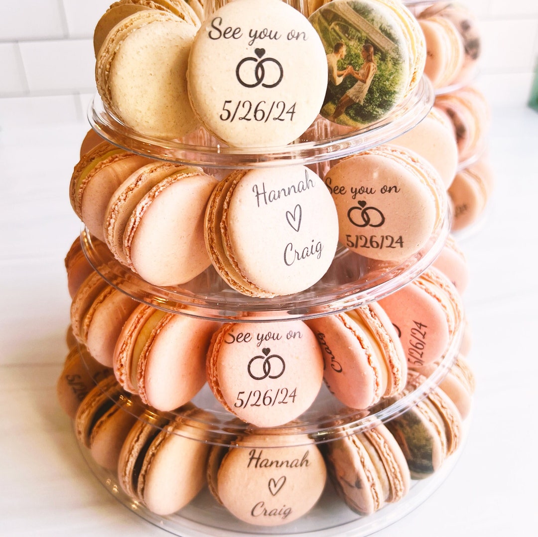 Customized French Macarons Tower - Macarons With Tower Stand Included ...