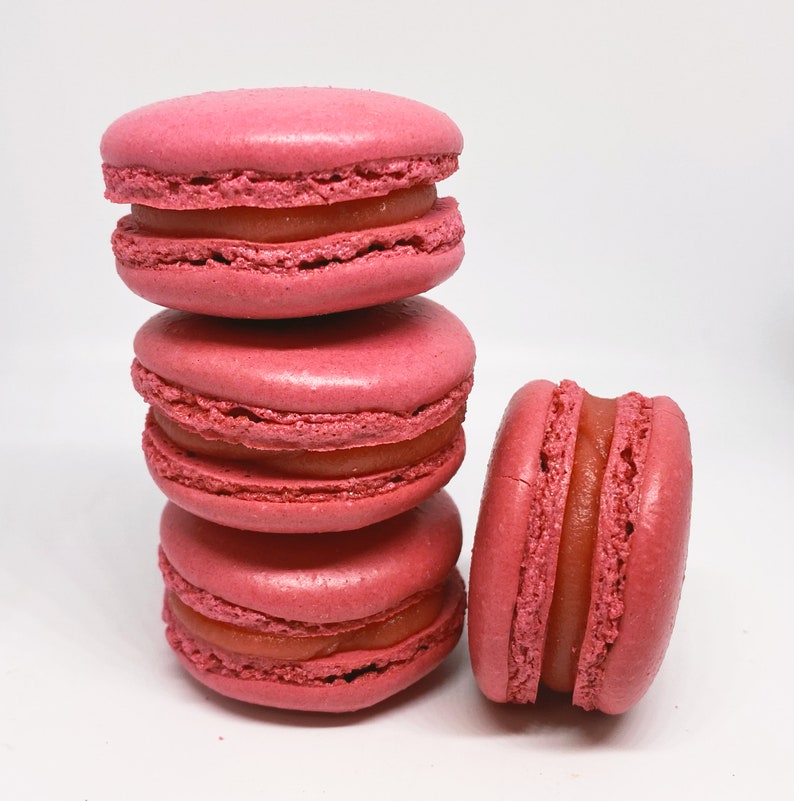 Raspberry French Macarons 612 or 24 French Raspberry - Etsy