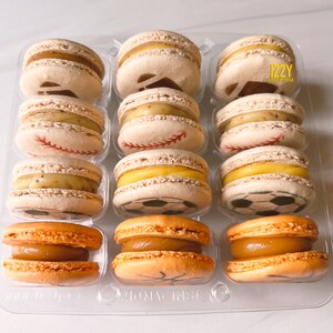Sport French Macarons 6, 12 or 24 - Choose Your Flavors - Edible ...