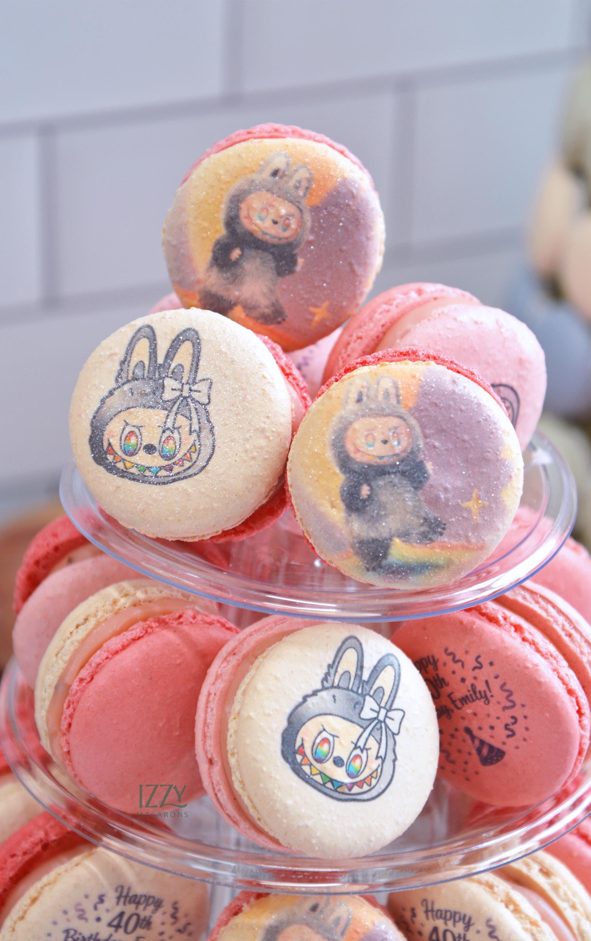 Fluffy Monster Macarons - French Macarons - Choose Color/ Flavors ...