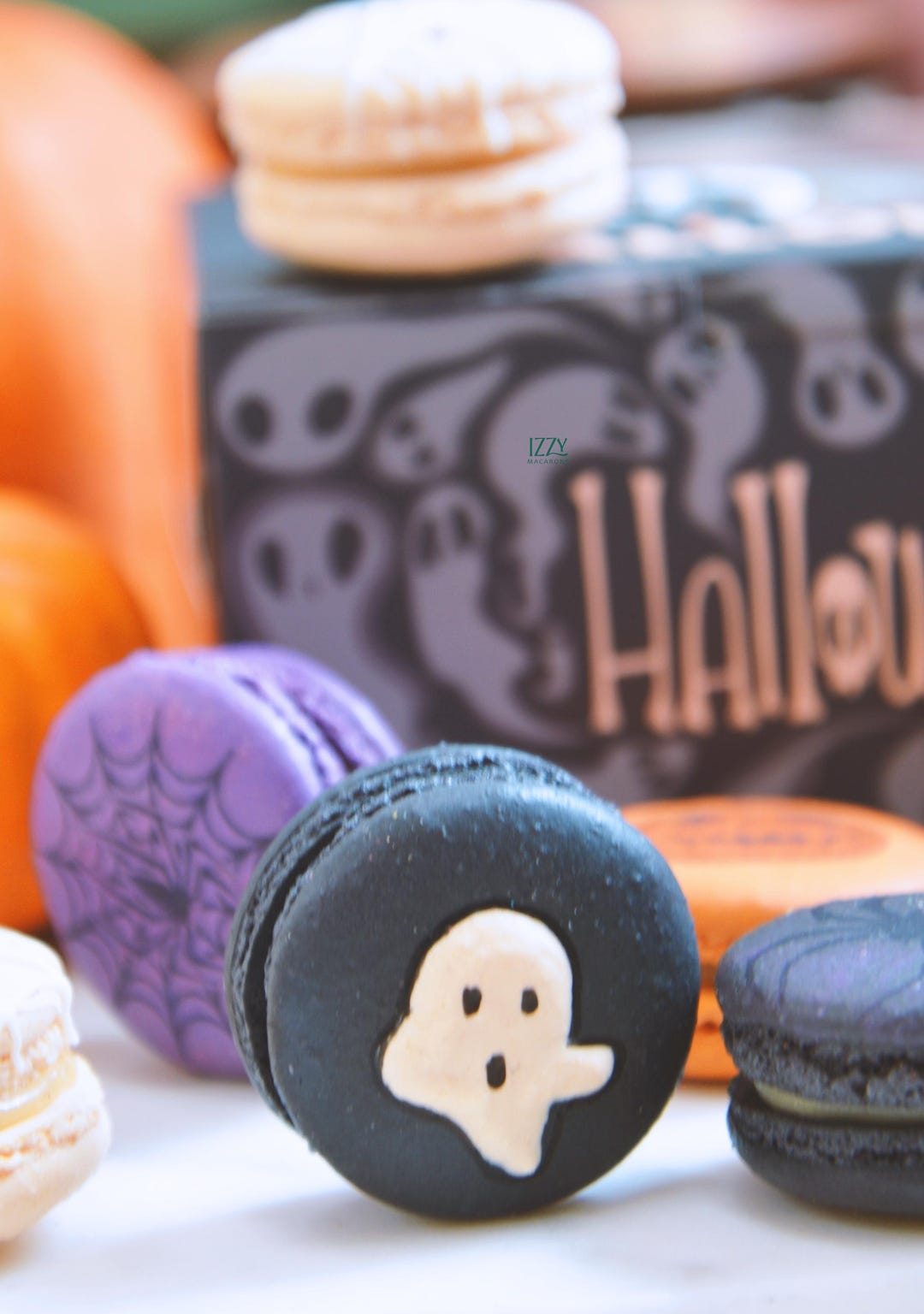 Halloween French Macarons - 6/12/24 - Pumpkin, Blood, Frankenstein ...