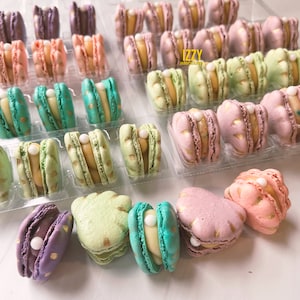 Seashell Macarons 15 or 30 - Choose Your Flavors - Edible Macaroons ...