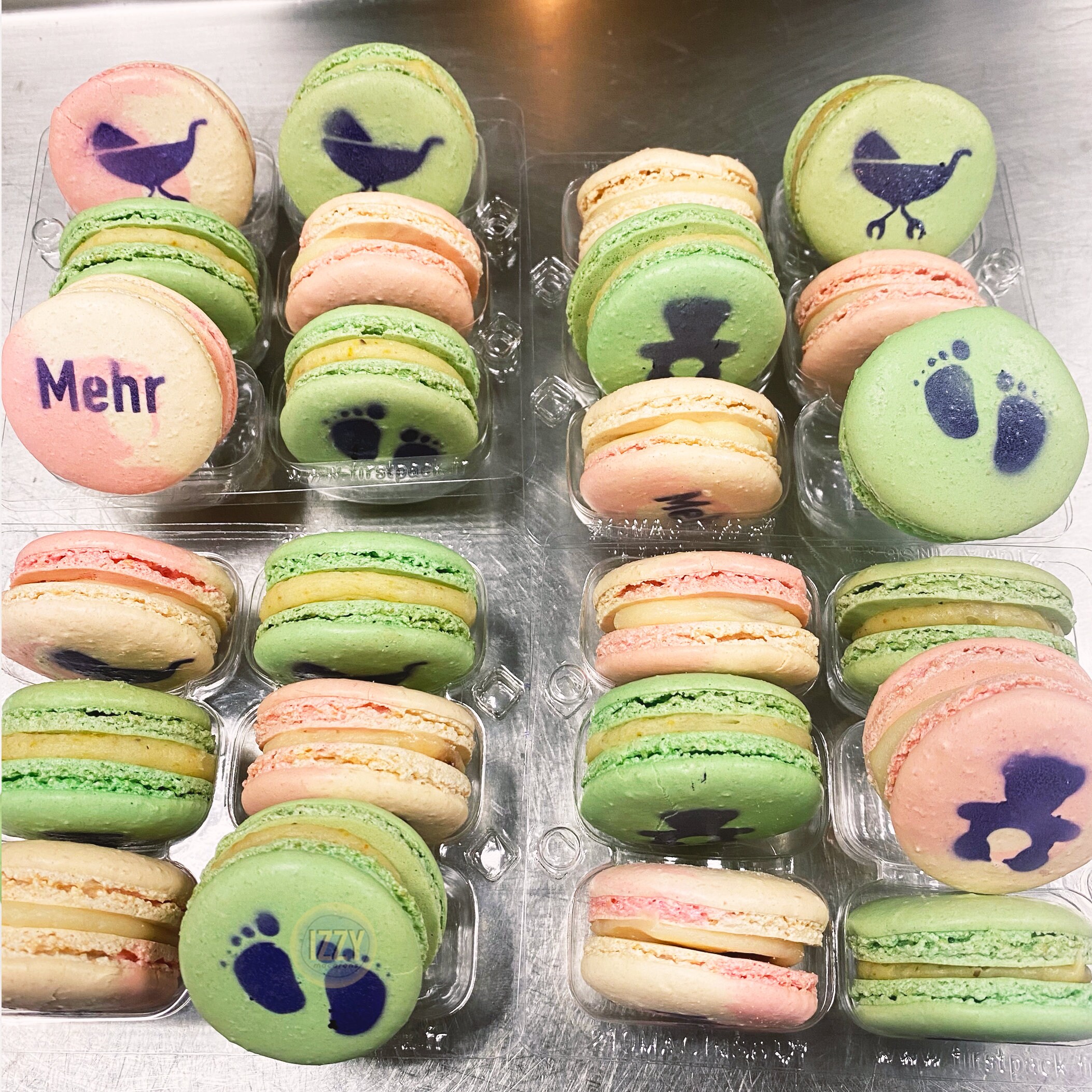 Baby Shower French Macarons 612 or 24 Choose Flavors - Etsy