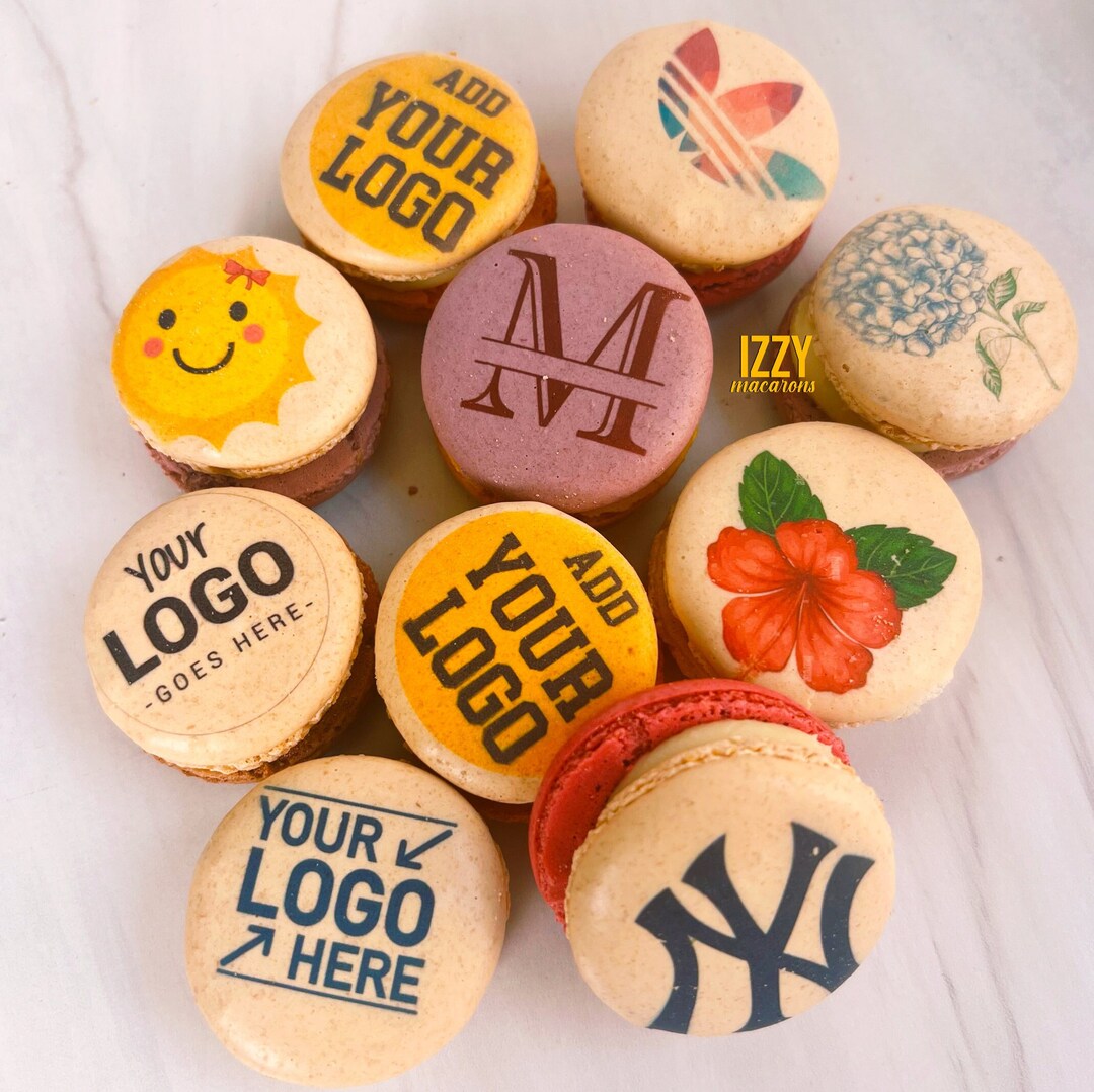 Picture French Macarons Logo/ Cat, Family Pictures, Christmas Gift ...