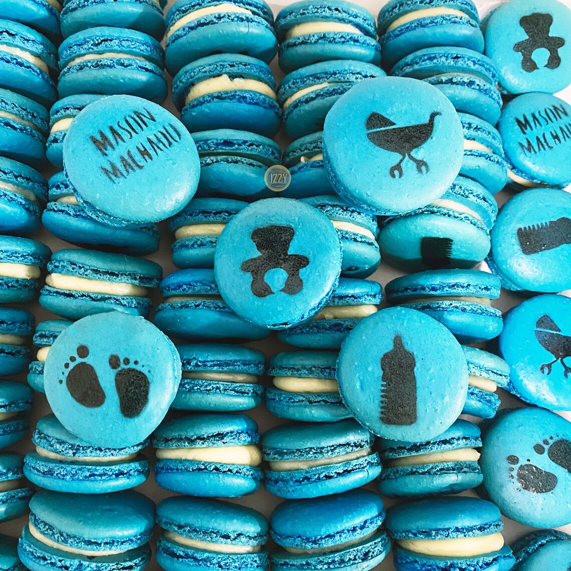 Baby Shower French Macarons 612 or 24 Choose Flavors - Etsy
