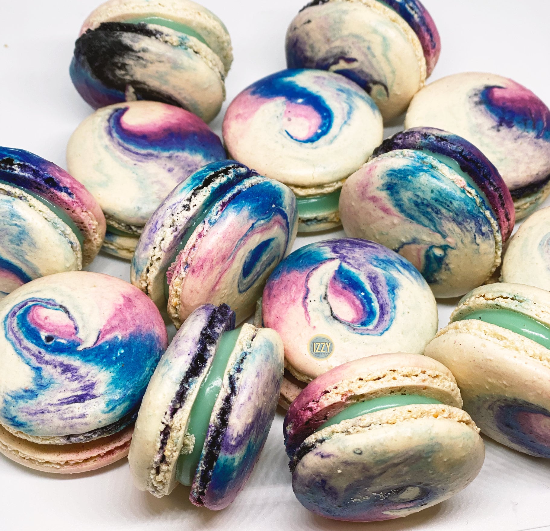 Galaxy Macarons 12 Choose Your Flavor French Macaroons - Etsy