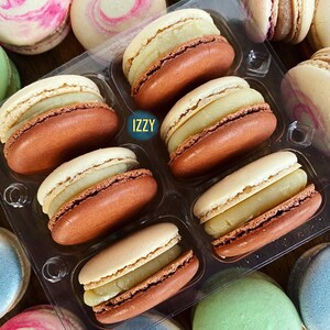 6 French Macaron Box - Choose Your Flavor in Notes - Macaroons - Gift ...