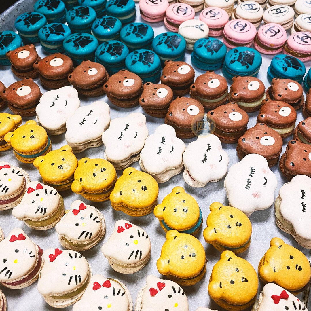 Macarons Choose Your Design 12 or 24 - Choose Your Flavors - Edible ...