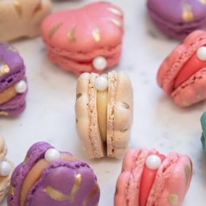 Seashell Macarons 15 or 30 - Choose Your Flavors - Edible Macaroons ...