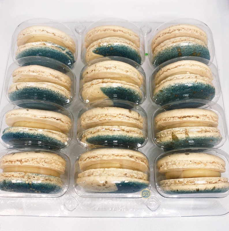 Moon Phases French Macarons 6 12 or 24 Choose Flavors | Etsy