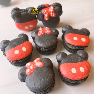 Mouse French Macarons 6, 12 or 24 - Choose Your Flavors - Edible ...