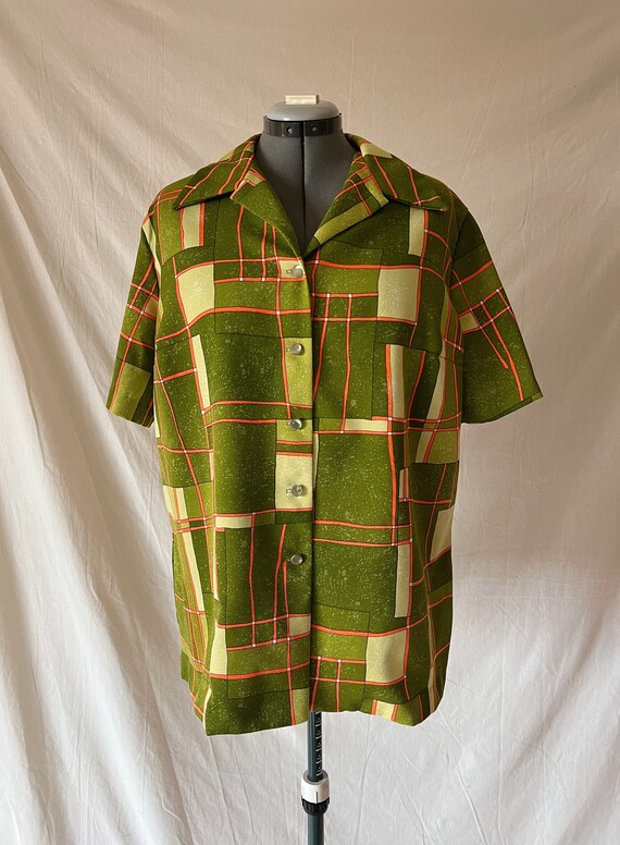 Vintage 1970s pykettes blouse - Gem