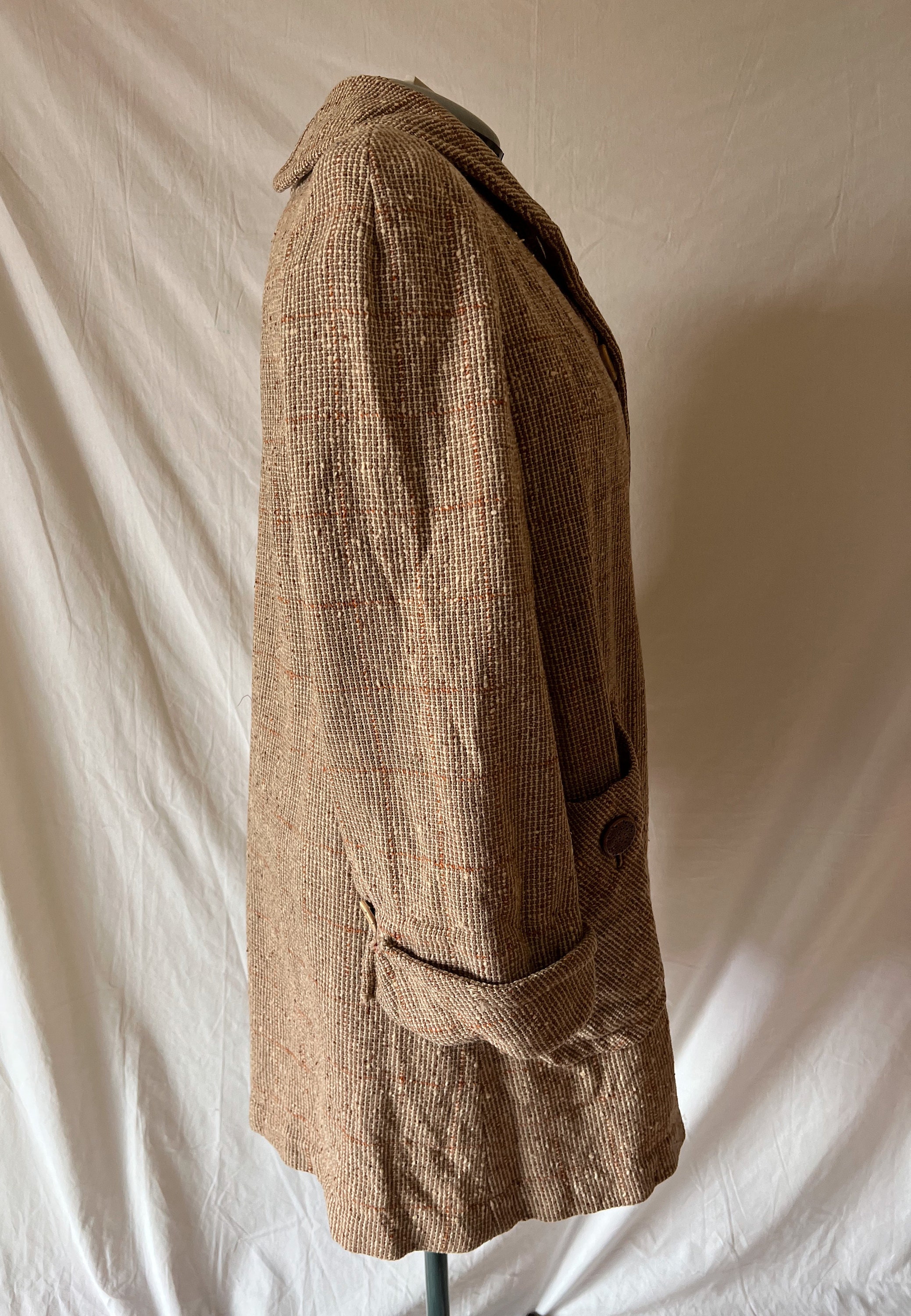 1940s/50s Confetti Tweeds Vintage Coat by Betty Jean - Etsy