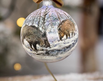 Wild Boar Glass - Etsy