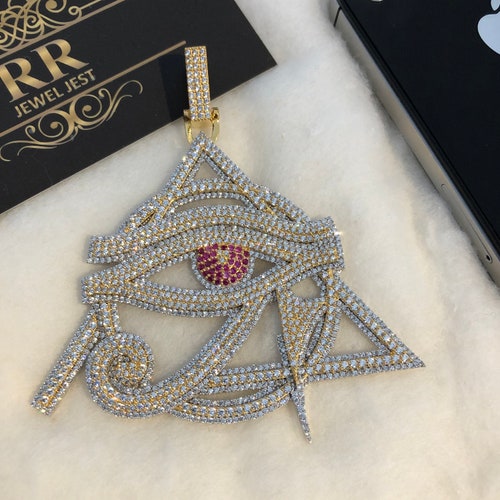 Sterling Silver 925 Iced Out Tiger Pendant - Etsy